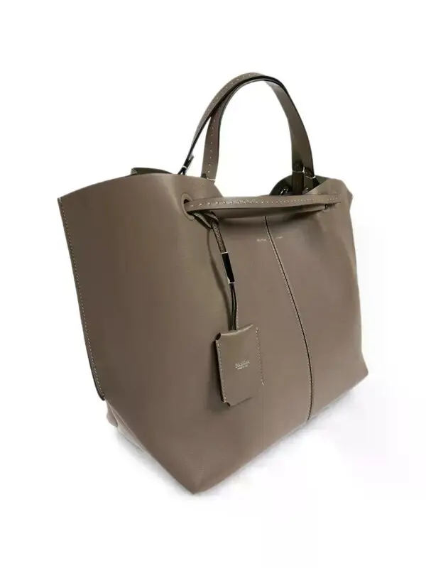 Max Mara Double Lamb Leather Shoulder Bag - Neutrals