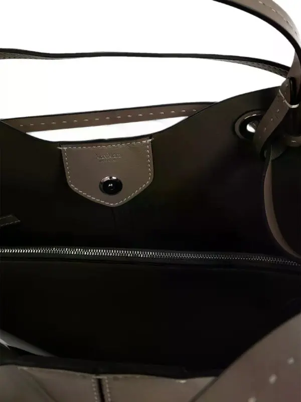 Max Mara Double Lamb Leather Shoulder Bag - Neutrals