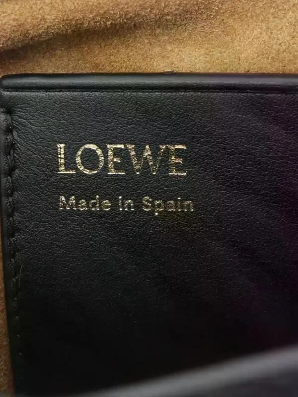 Loewe Pebble Leather Cross Body Bag - Black