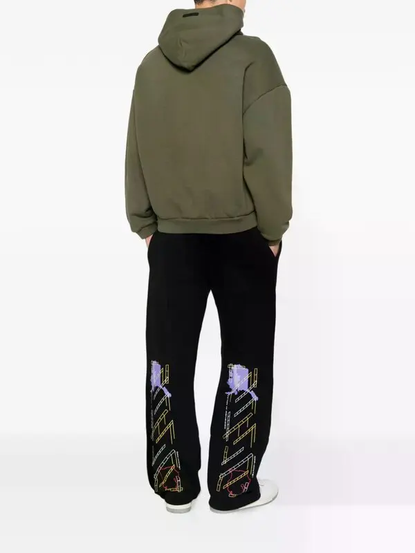 Off-White Graphic-print Track Pants - Black