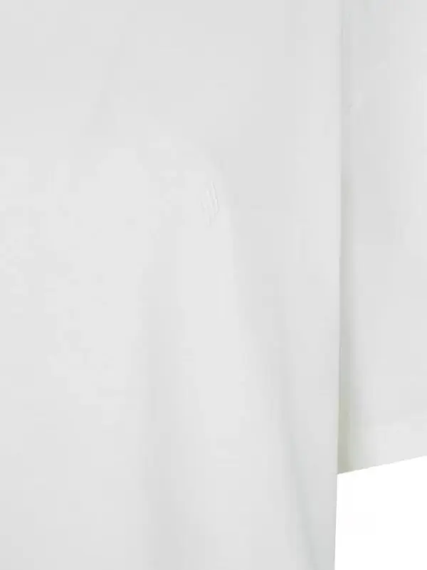 Attico Shaped-split Cotton T-shirt