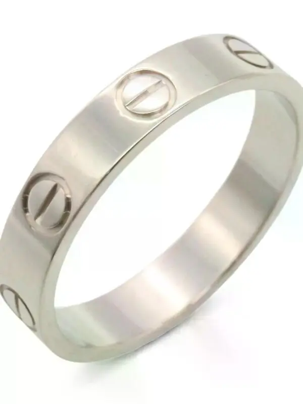 Cartier 18kt White Gold Mini Love Ring
