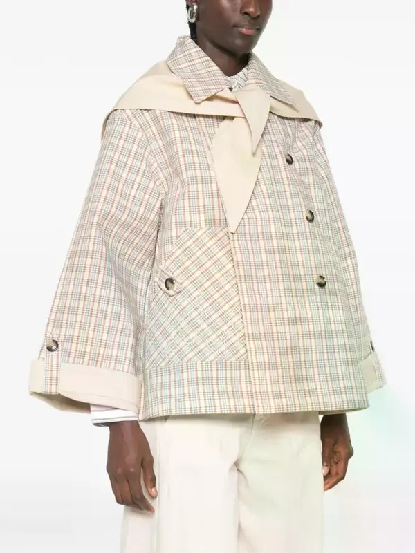 DAMSON MADDER Jerry Reversible Checked Jacket