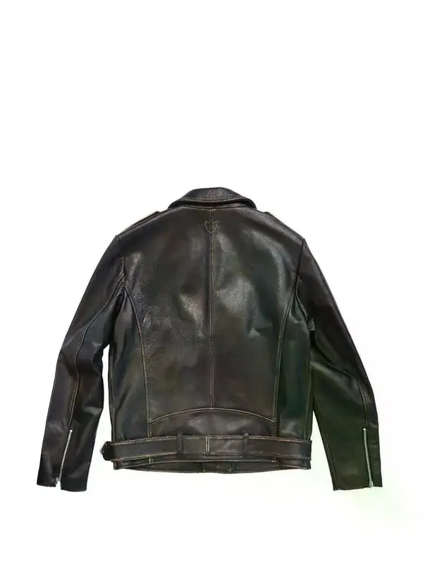 HTC LOS ANGELES Mick Fringe-detail Leather Jacket