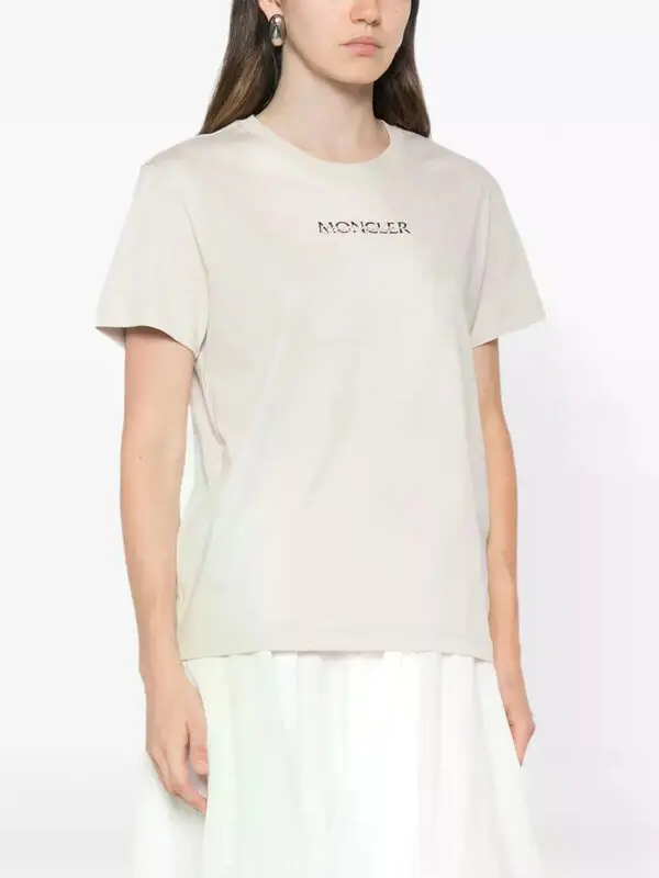 Moncler Crewneck T-shirt With Logo Detail