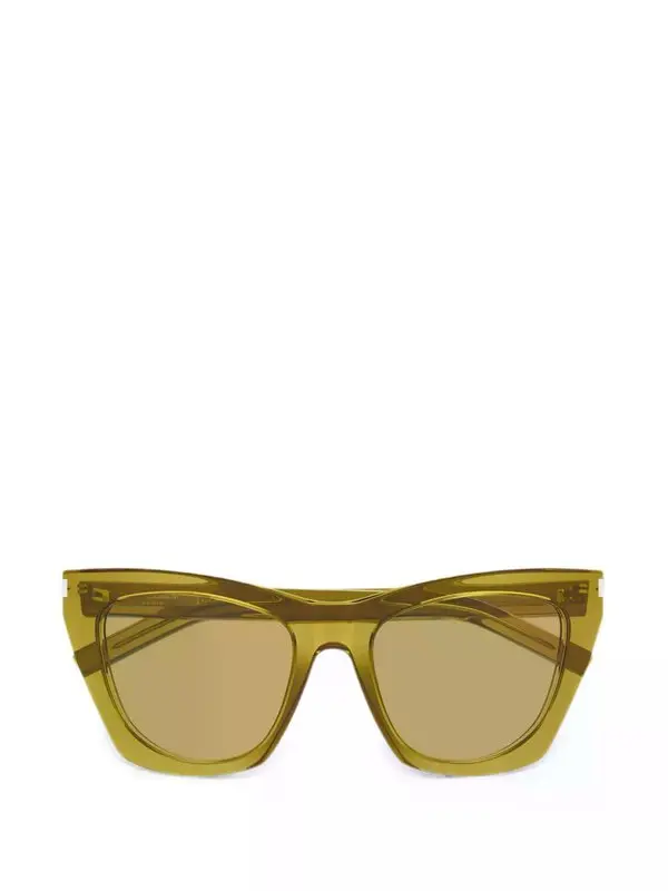 Saint Laurent Kate Cat-eye Sunglasses - Green