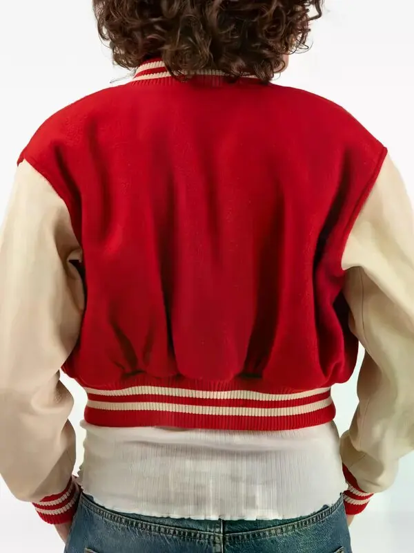 HTC LOS ANGELES College Logo-embroidered Varsity Jacket