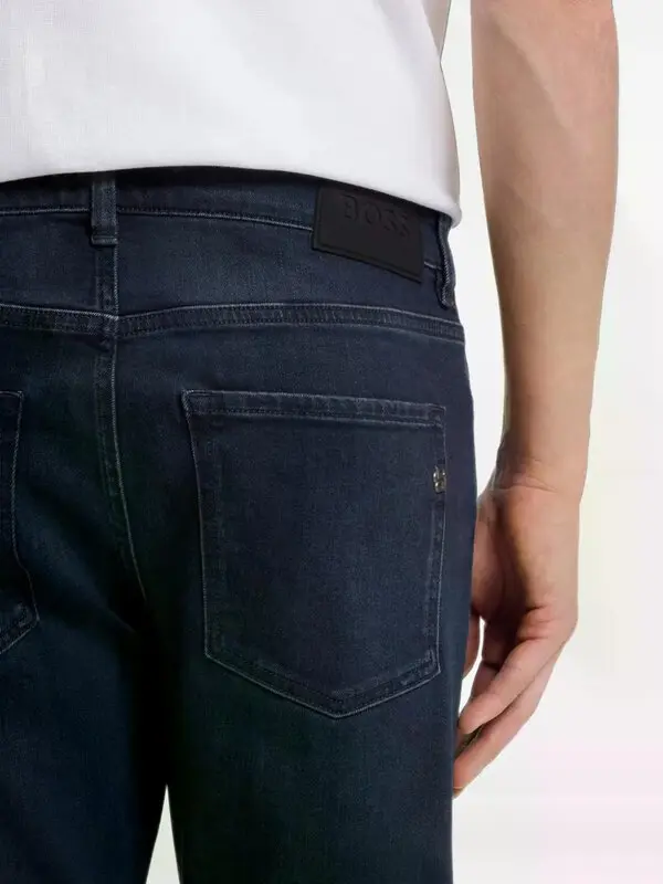 BOSS Slim-fit Jeans With Whiskering Effect