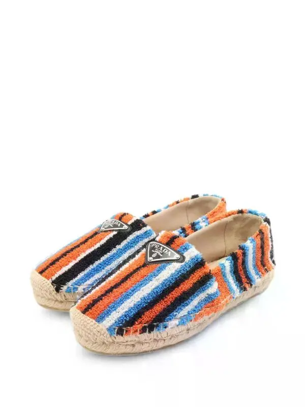 Prada 2020s Striped-pattern Espadrilles