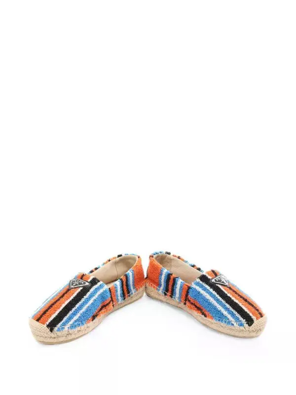 Prada 2020s Striped-pattern Espadrilles