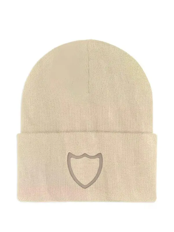 HTC LOS ANGELES Embroidered Logo Beanie Hat - Neutrals