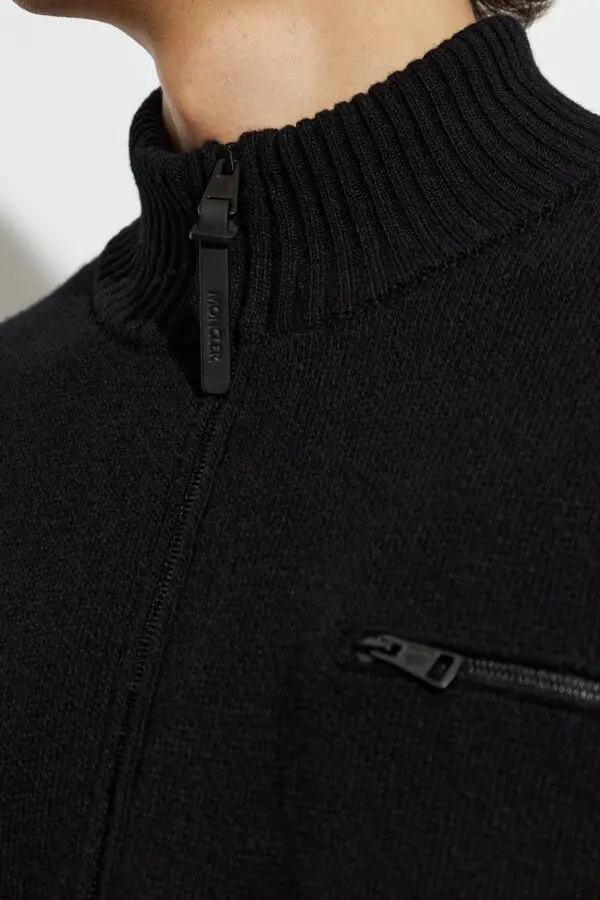 Moncler Wool Sweater With Pocket
