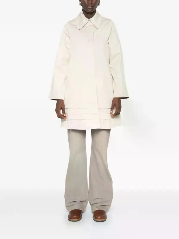 DAMSON MADDER Mercedes Bow Detail Reversible Trench Coat