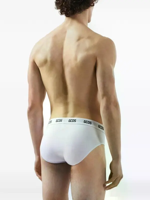 Gcds Essentials Logo-waistband Briefs