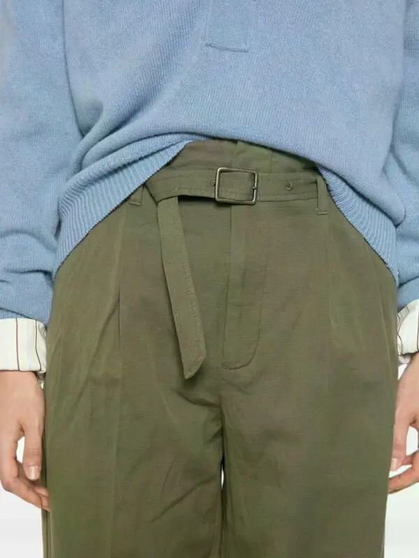 Polo Ralph Lauren Belted Pleated Trousers