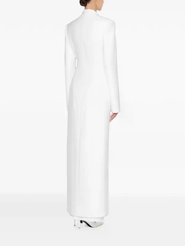 CHATS BY C.DAM Draped Coat - White