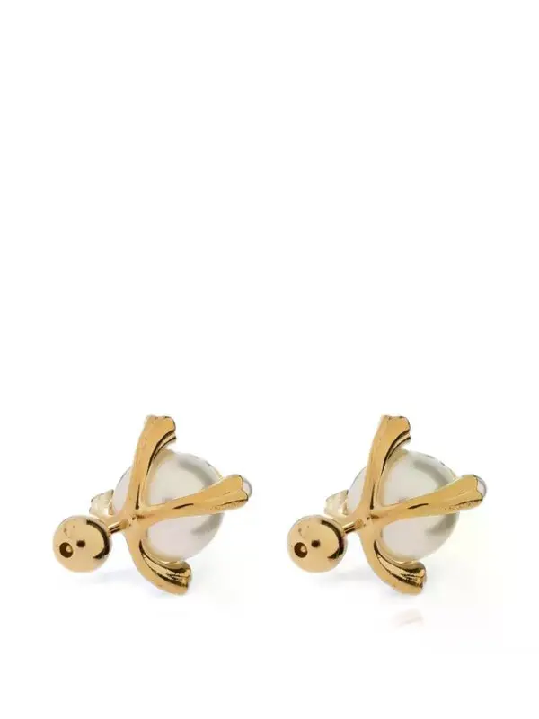 Casablanca Logo-plaque Earrings