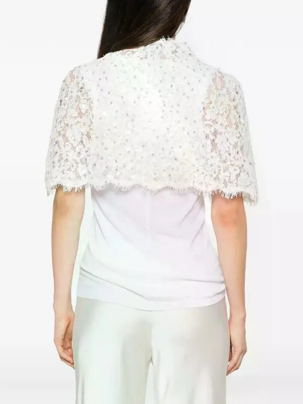 ADAMARIS Sequin-embroidered Lace Jacket