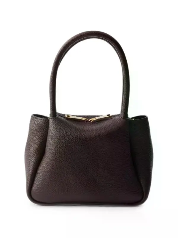 Prada Leather Mini Handbag - Brown