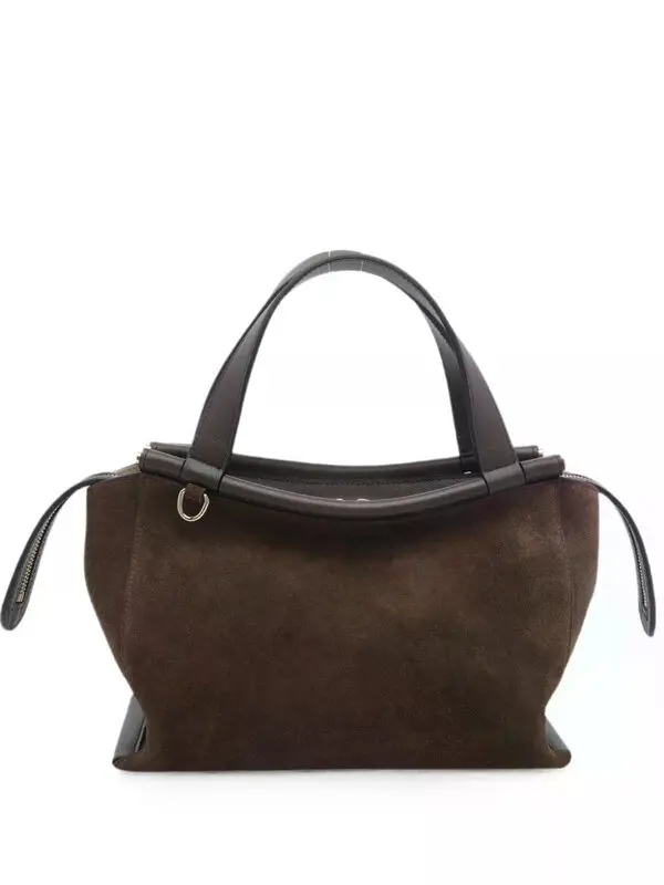 WANDLER Ida Suede Handbag - Brown