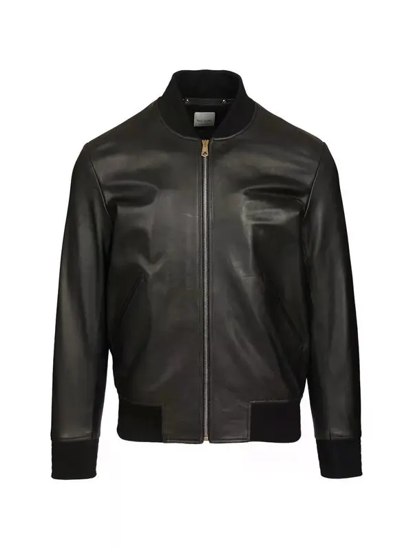 Paul Smith Leather Bomber Jacket