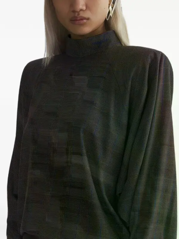 MUGLER Midi Bat Sleeves Dress