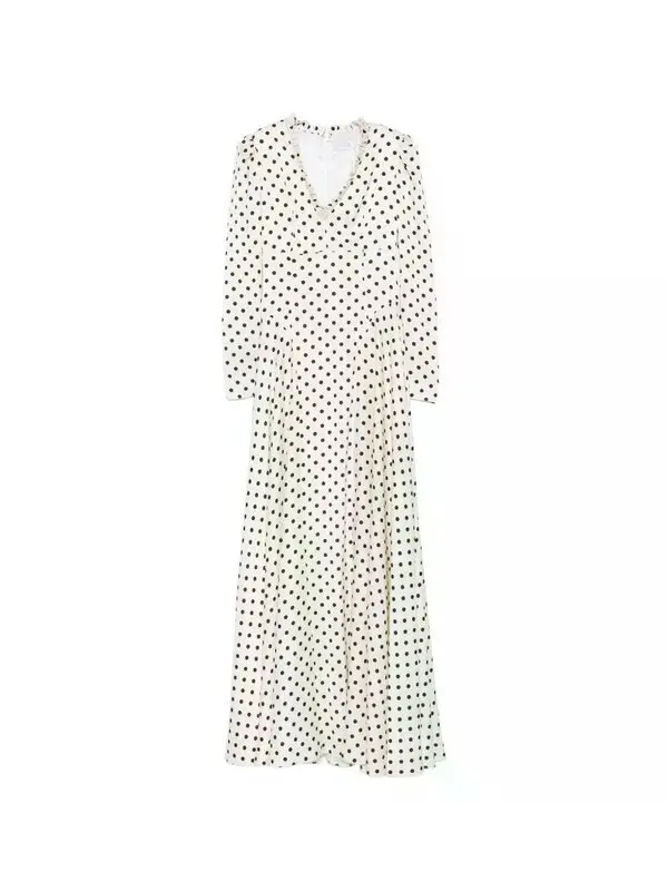 ADAMARIS Polka-dot Maxi Dress