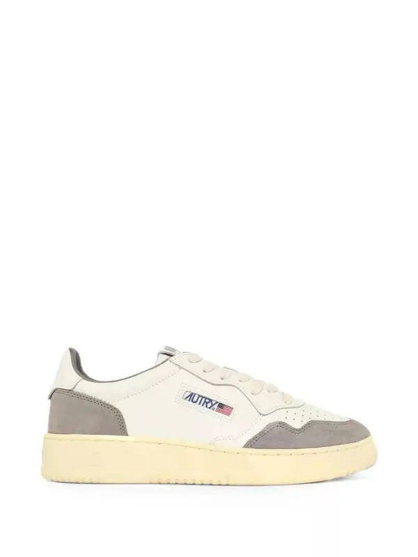 AUTRY Medalist Calf Suede-panelled Sneakers