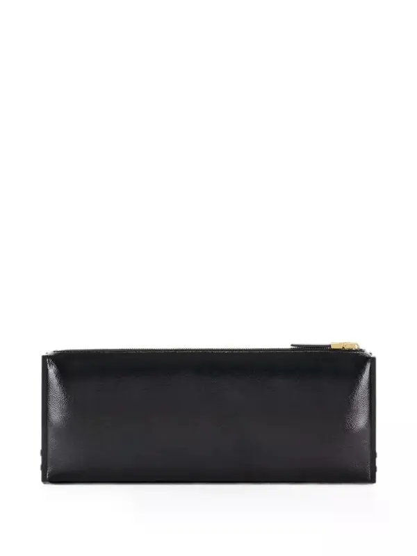 Elisabetta Franchi Patent Effect Clutch Bag