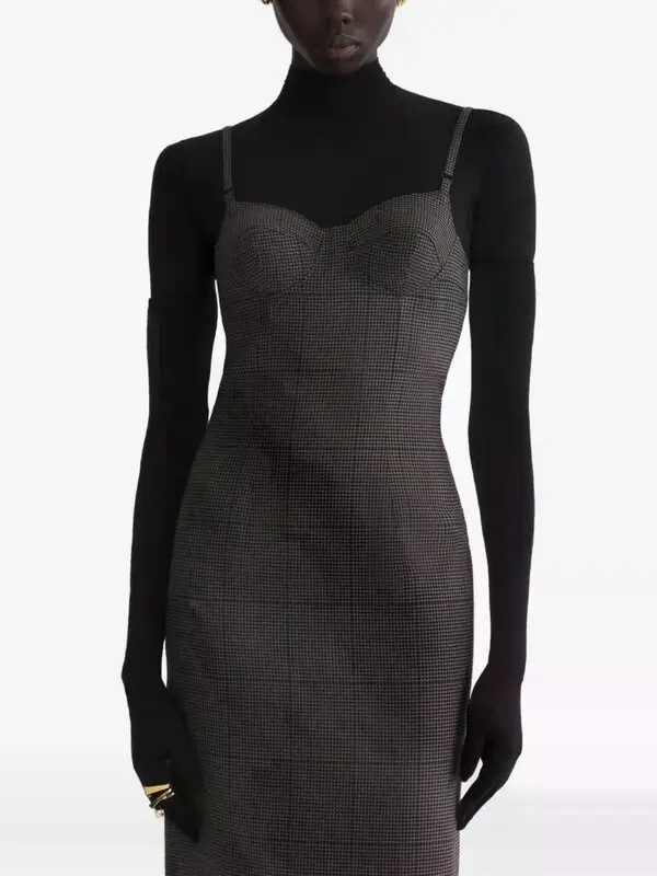 MUGLER Midi Lingerie Dress