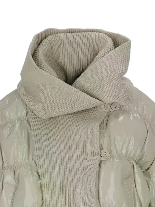 DIESEL® Ribbed-knit Quilted Jacket