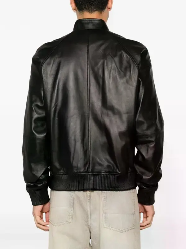 Dsquared2 Zip-up Leather Jacket
