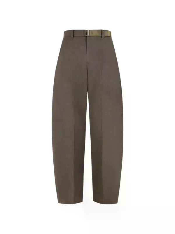 Sacai Belted Pleated Trousers
