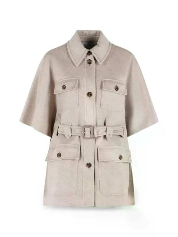 Max Mara Belted Cashmere Cape