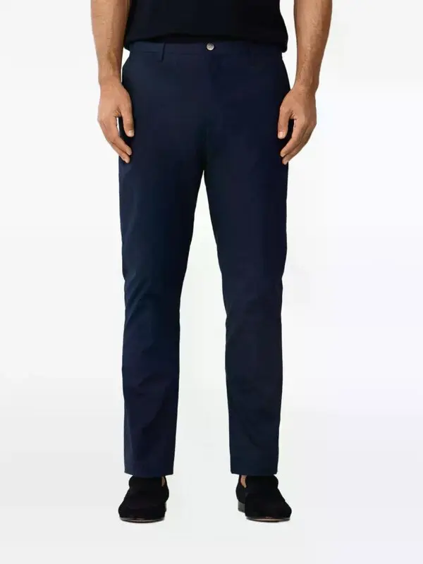 HACKETT LONDON Kensington Houndstooth Belt-loop Trousers