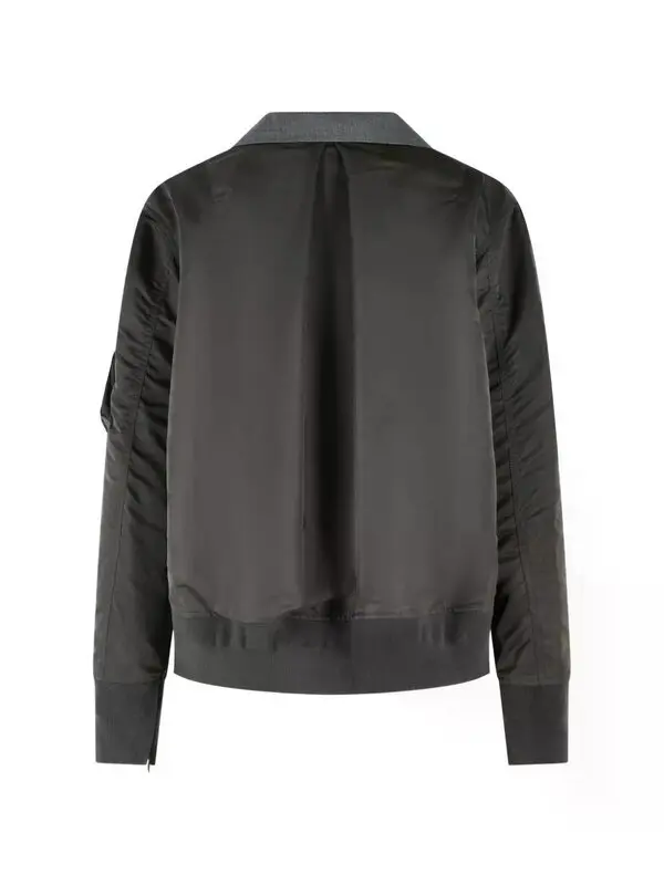 Sacai Double-breasted Paneled Jacket