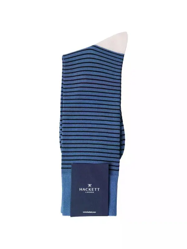 HACKETT LONDON Striped Cotton Socks