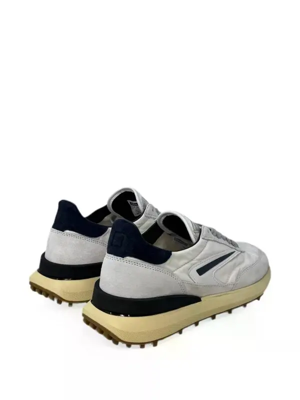 D.a.t.e. Athleta Nylon Sneakers With Suede Paneling And Chunky Rubber Sole