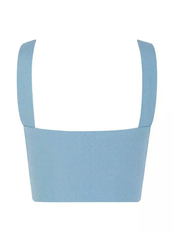 CAYET Gisele Knitted Cropped Top
