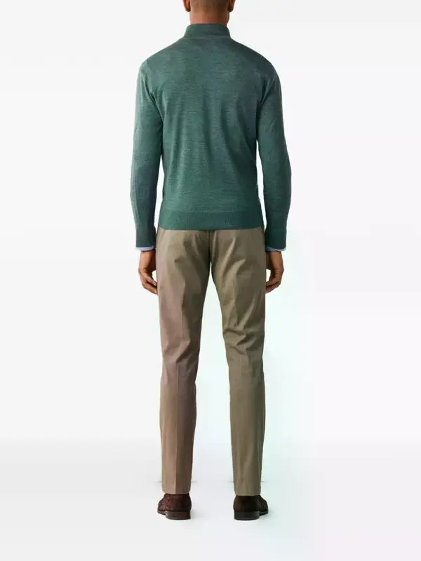 HACKETT LONDON Quarter-zip Merino Sweater
