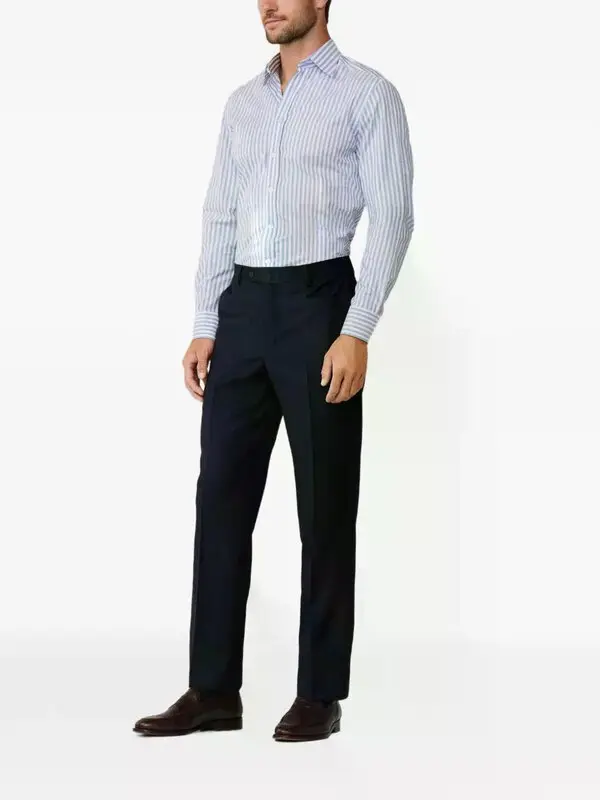 HACKETT LONDON Pressed-crease Tailored Trousers