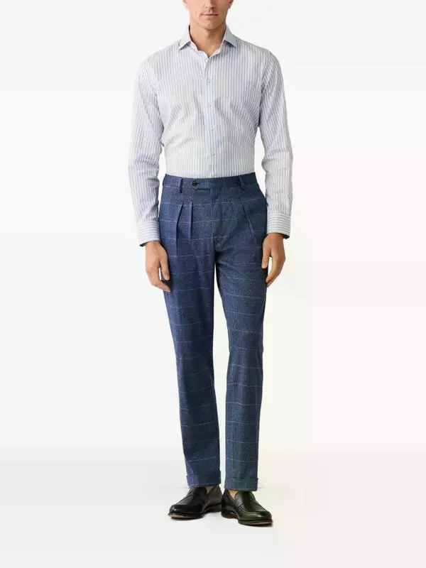 HACKETT LONDON Wide-stripe Cotton Shirt