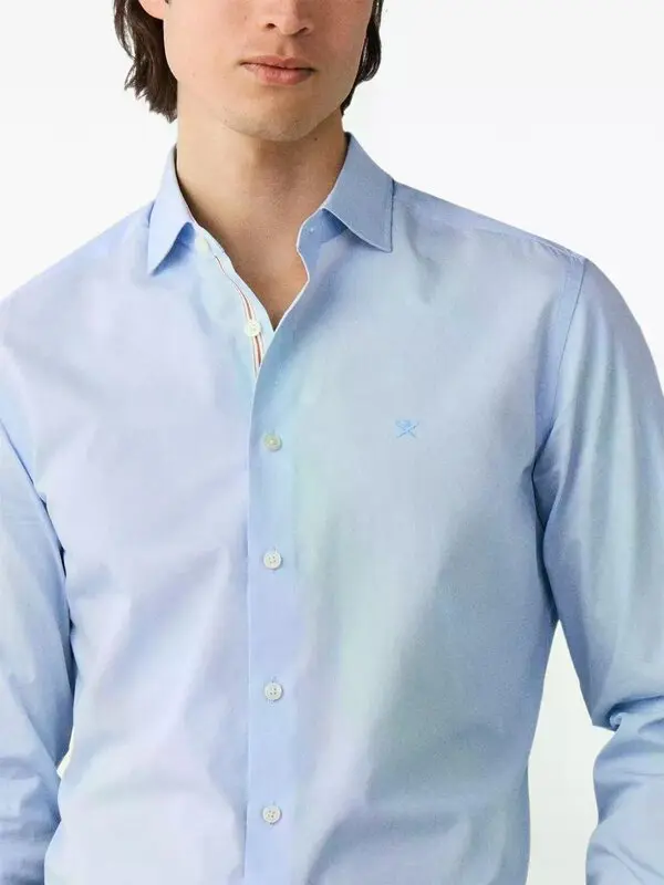 HACKETT LONDON Hairline-stripe Tailored-fit Shirt