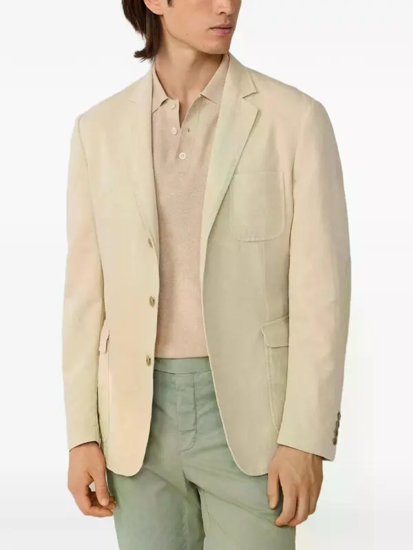 HACKETT LONDON Patch-pocket Single-breasted Blazer