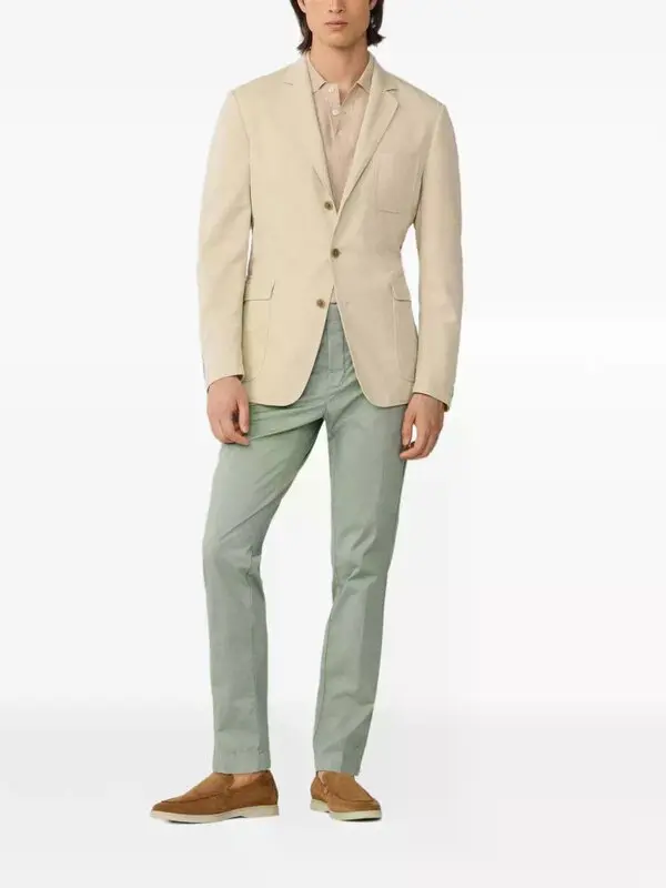 HACKETT LONDON Patch-pocket Single-breasted Blazer