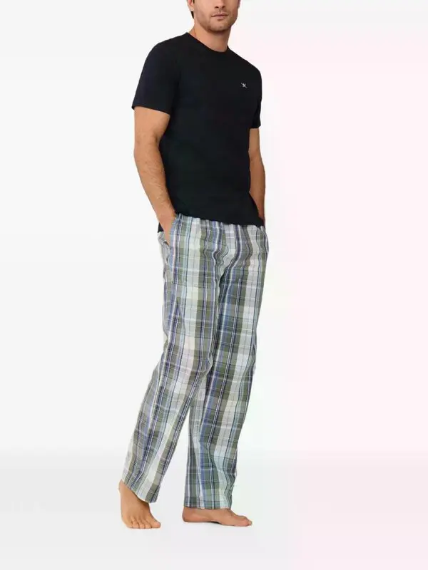 HACKETT LONDON Check-print Cotton Pyjama Set