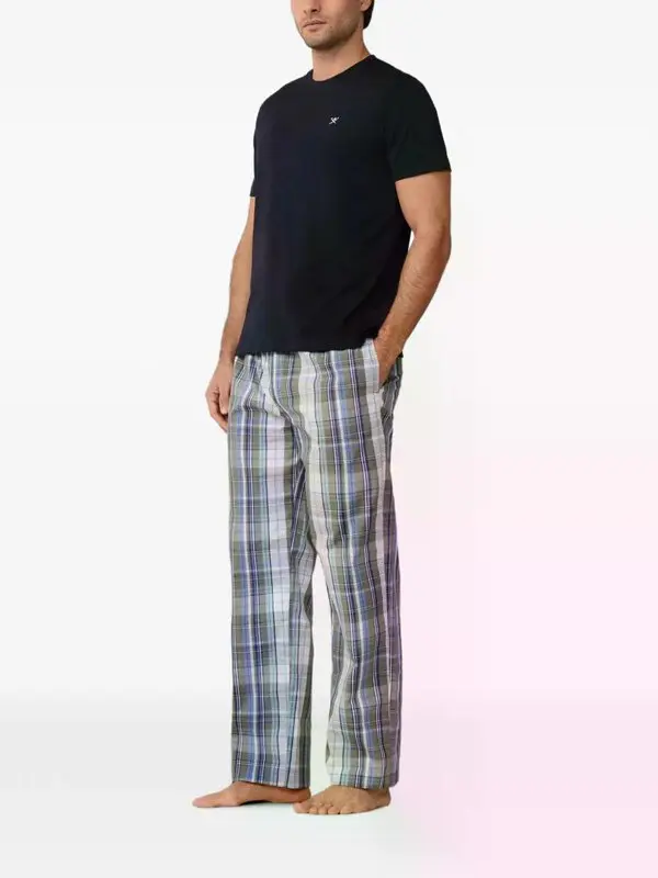 HACKETT LONDON Check-print Cotton Pyjama Set