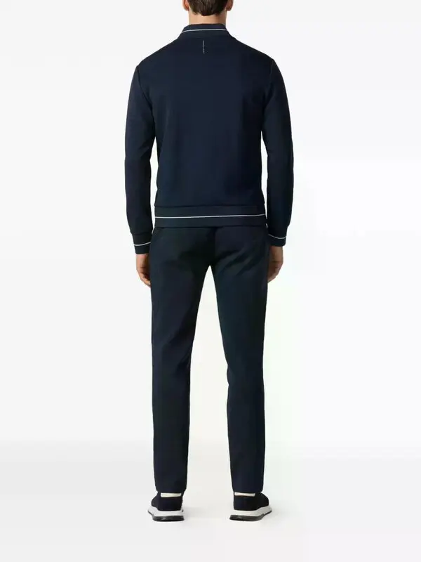 HACKETT LONDON Zip-up Track Sweatshirt