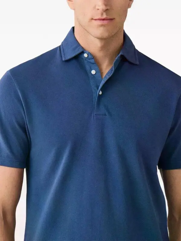 HACKETT LONDON Garment-dyed Piqué Polo Shirt