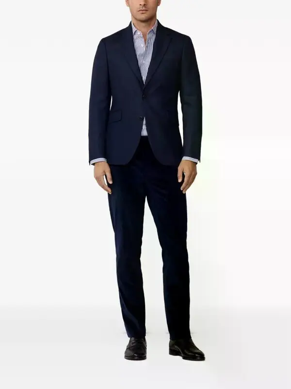 HACKETT LONDON Hopsack-weave Notch-lapel Blazer